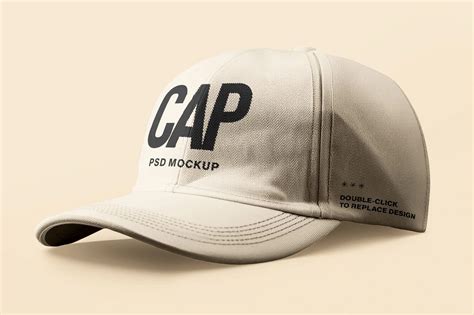Free Black Cap Mockup Psd