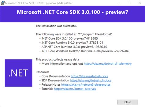 Upgrading To Latest Preview Sdk From Previous Preview Version Results In Missing Asp Net Core