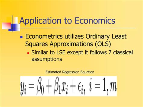 Linear Algebra Least Squares Ppt