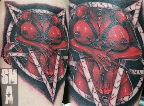 Satanic Succubus Tattoo By Inferno Hentai Foundry