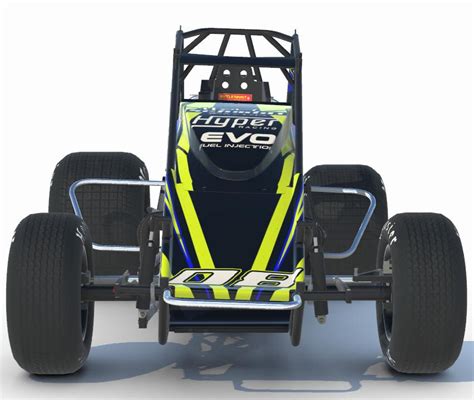 Dominic 2022 Wingless Sprint Car By Connor Mirabelli Trading Paints