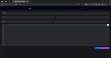 Snippy The Perfect Code Sharing Platform Devpost