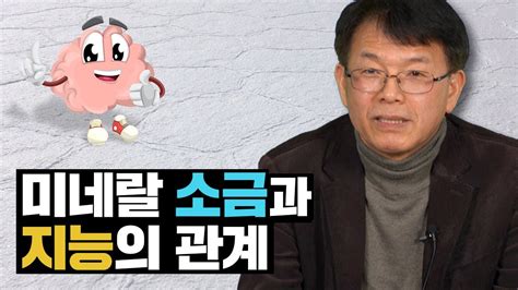 소금 전문가 박주용의 소금 특강 08 미네랄 소금과 지능의 관계 Youtube