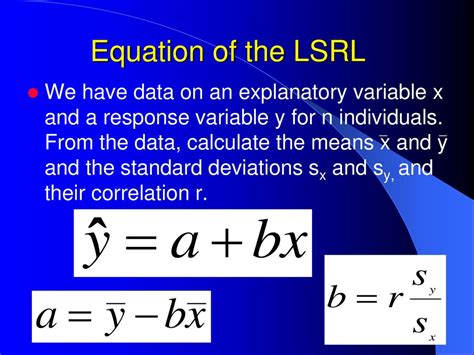 LEAST SQUARES REGRESSION Ppt Download