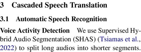 Statistics Of Speech Translation Corpora Download Scientific Diagram