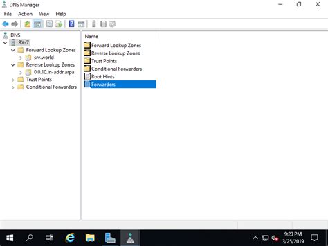 Windows Server 2019 Dns Server Set Forwarder Server World