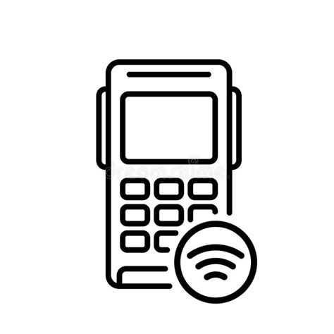 Pos Terminal With Paypass Contactless Purchase By Card Or Digital