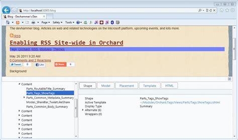 Customize Orchard Cms With The Designer Tools Module Low Code Life