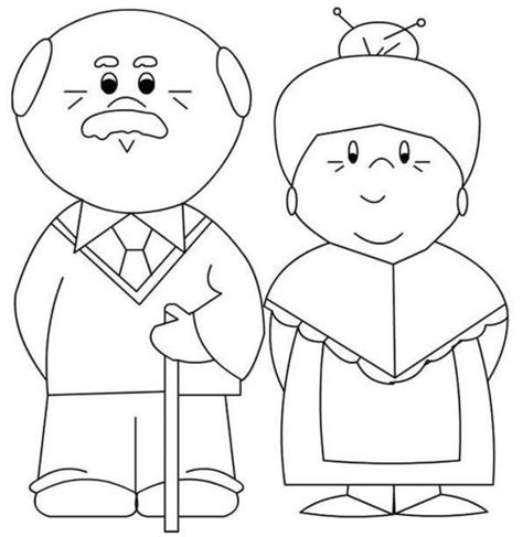 Дедушка рисунок для детей простой 47 фото