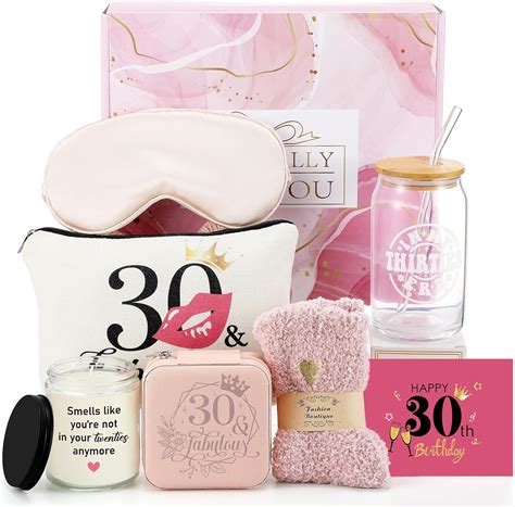 Tioncy 30th Birthday T Set For Women 8 Pcs Birthday