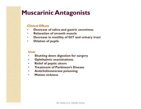 Medicinal Chemistry I Unit 3b Cholinergic Blocking Agentpptx