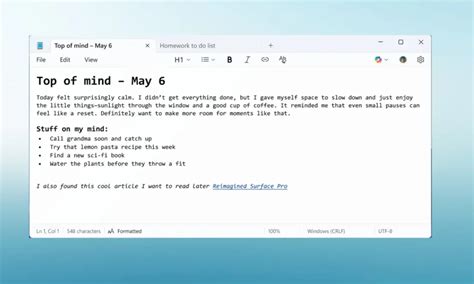 Notepad Gains Markdown Formatting In Microsoft Update Gadget Voize