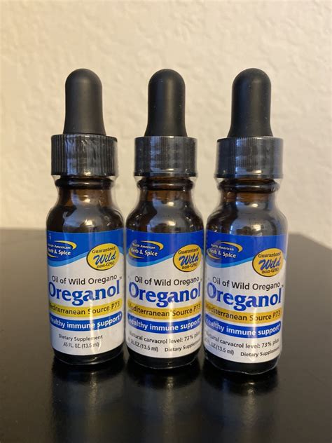 North American Herb And Spice Wild Oil Of Oregano Oreganol P73 3 Packs