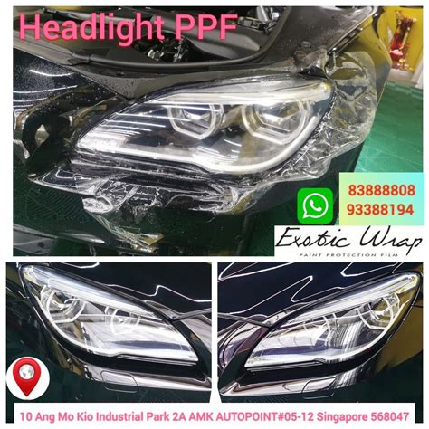 Headlights Ppf Tail Light Ppf Stickerppf Drak Smoke Car