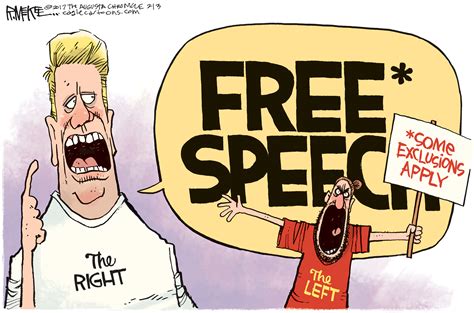 Freedom Speech Cartoon
