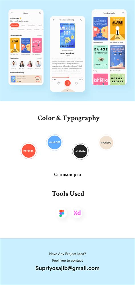 Audio Book App Design On Behance