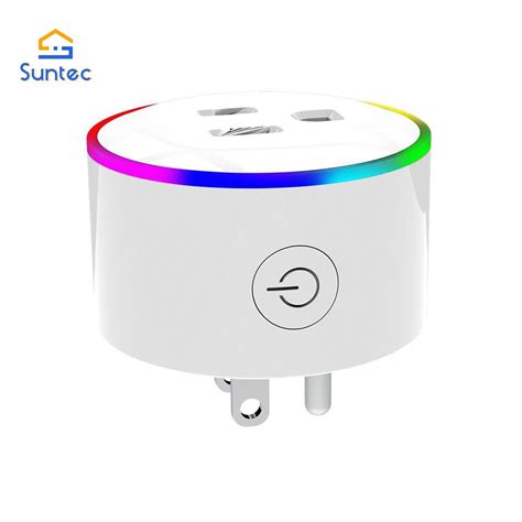 WiFi Smart Socket Plug Electrical Outlet Socket With RGB China WiFi Smart Socket Plug And
