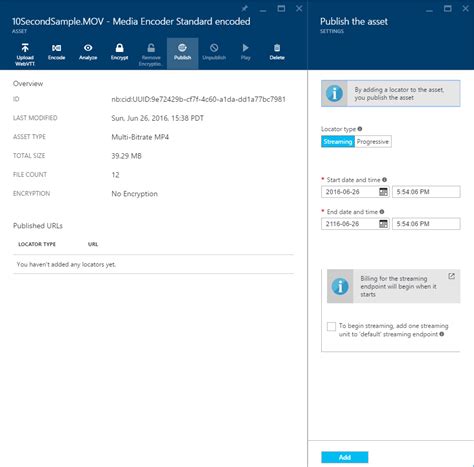 Jan David Narkiewicz Developer Azure Using Media Services To Deliver Hls Streams For