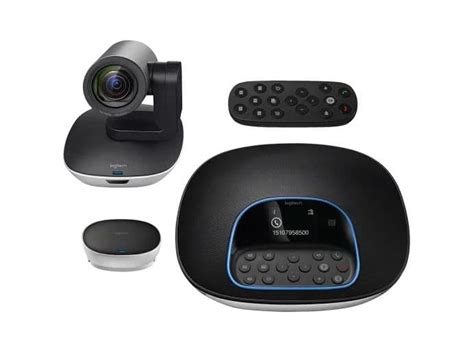 Logitech Group Video Conferencing Camera Hd 1080p Duplex Speaker Remote Pan Tilt
