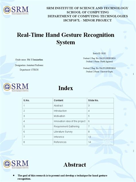 Real Time Hand Gesture Recognition System A Literature Review And Proposed Methodology Pdf