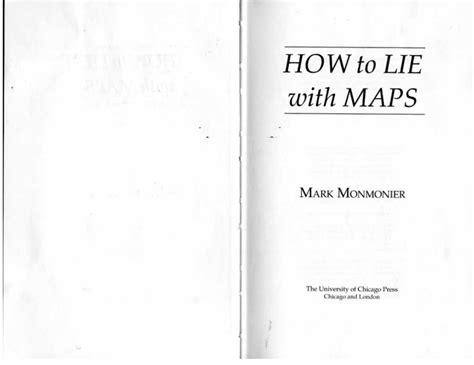 Pdf How To Lie With Maps