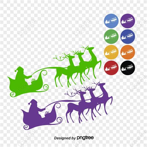 산타클로스 썰매 일러스트작은 종디자인로스트 Png 일러스트 무료 다운로드 Lovepik