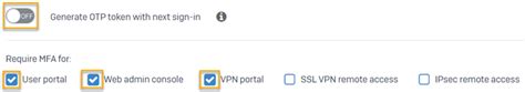 Manually Configure Otp Tokens Sophos Firewall