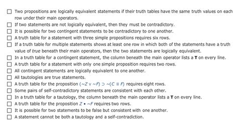 Solved Two Propositions Are Logically Equivalent Statements