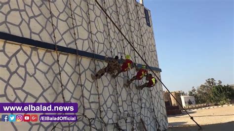 صدى البلد تدريبات جنود الصاعقة المصرية وتسلق المباني بالحبال Youtube