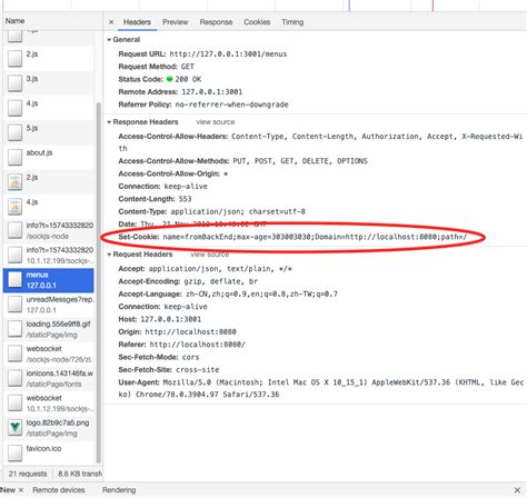 Javascript Why Explorer Does Not Create A Cookie When Backend Sends A