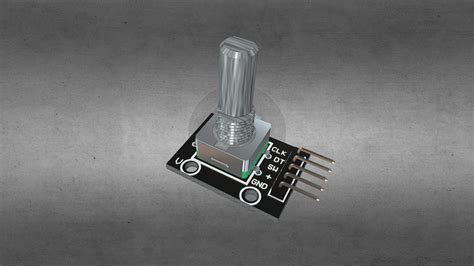 360 Degree Rotary Encoder Brick Sensor Module Buy Royalty Free 3d Model By Vimalgeorge10