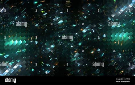 3d Rendering Of A Mosaic Of Complex Geometric Shapes Color Palette Of