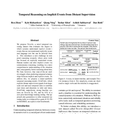 Temporal Reasoning On Implicit Events From Distant Supervision Acl Anthology
