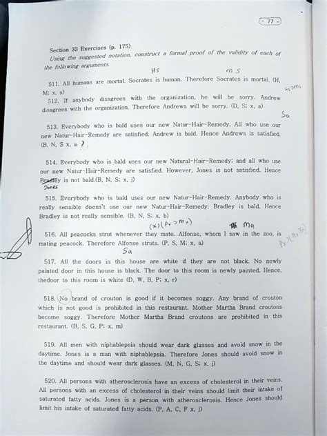 Section 33 Exercises P 175 Notation Const Uct Formal Proof Of The
