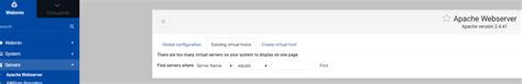 Empty Apache Virtual Hosts There Are Too Many Virtual Servers On Your