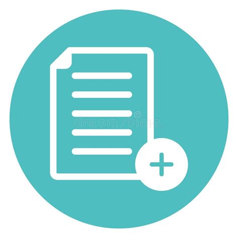 Rgb Básico Agregar Documento Vector Aislado Icono Que Puede Modificar O