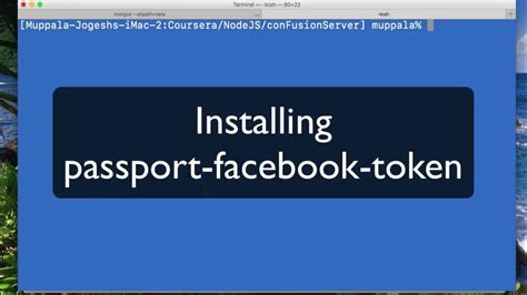 Server Side Nodejs 58 Exercise Video Using Oauth With Passport And Facebook Youtube