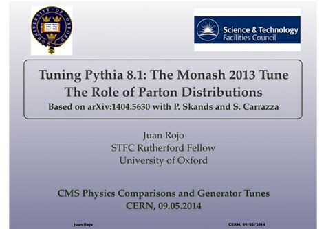 Tuning Pythia81 The Monash 2013 Tune Ppt