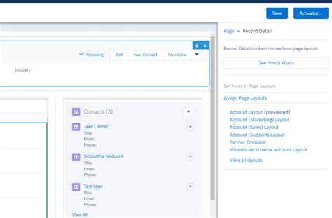 lightning page layout editor r salesforce