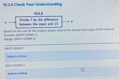 Solved 1026 Check Your Understanding Rule Divide 7 By The Difference