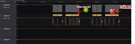 Hdc2080 Hdc2080 Misbehaviour Humidity Read As 100 Sensors Forum Sensors Ti E2e