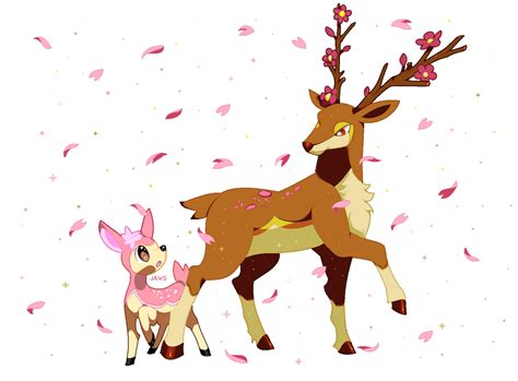 Shiny Deerling Sawsbuck Spring By Willow Pendragon On Deviantart