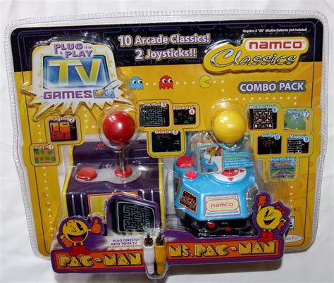 Namco Jakks Plug And Play Tv Games Classics Combo Pack Pac Man And Ms Pac