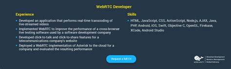 Hire Webrtc Developer Remote Webrtc Programmer Mobilunity
