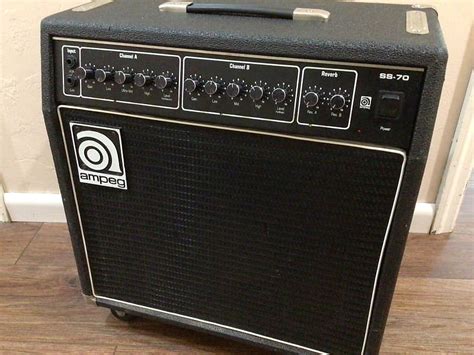 Ampeg Ss 70 Mid 80s Black Reverb