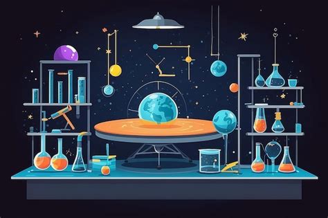Premium Photo Gravitational Forces Physics Lab Experimentation Vector Scene