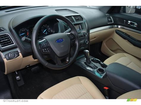 Medium Light Camel Interior 2016 Ford Explorer Fwd Photo 108313542