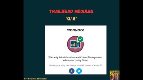 Warranty Administration And Claims Management In Manufacturing Cloud Salesforce Trailhead Crm