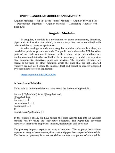 Unit Ii Updated Notes Pdf Modular Programming Software