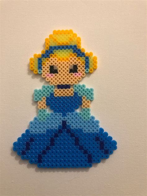 Cinderella Perler Beads Designs Disney Christmas Perler Beads